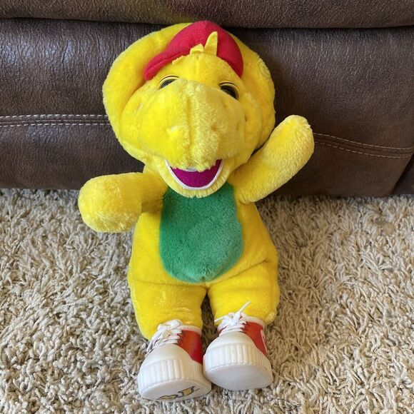 NaNa | Toys | Vintage Barney Plush Bj Yellow Dinosaur 994 Lyons Group ...